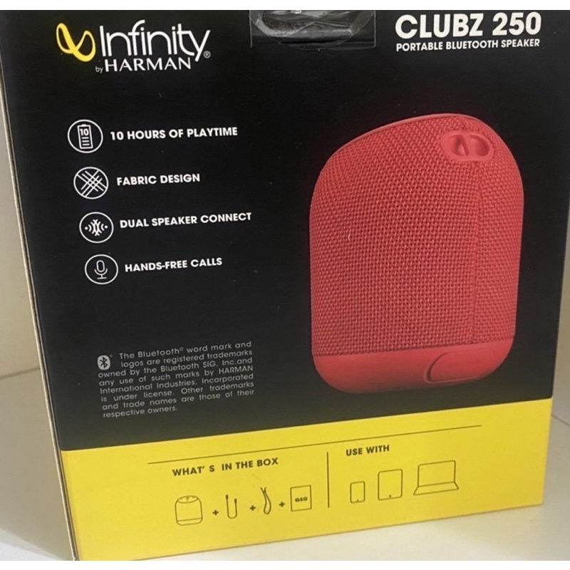 Infinity CLUBZ 250 可攜式藍芽喇叭 IPX7高防水等級 | 蝦皮購物