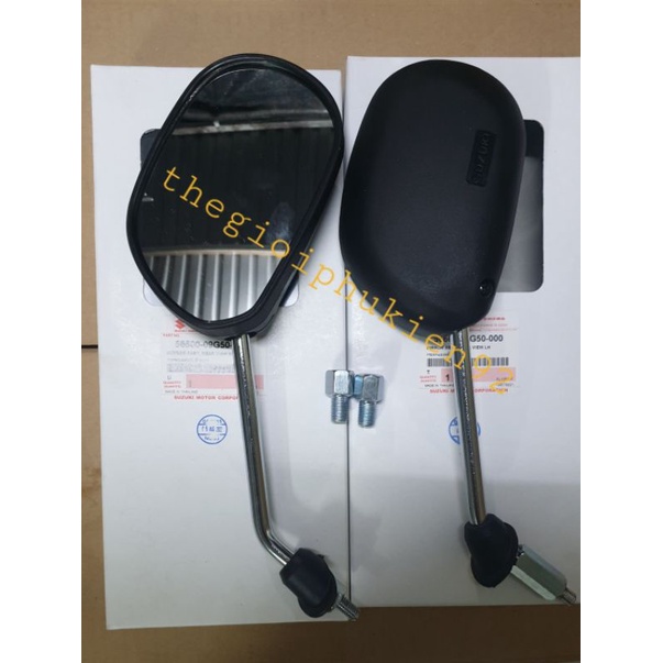 適用於 Hayate Sc 和 Ss 125 的後視鏡和後視鏡保護膜組合(包括 8 毫米玻璃底座和轉換螺絲) | 蝦皮購物