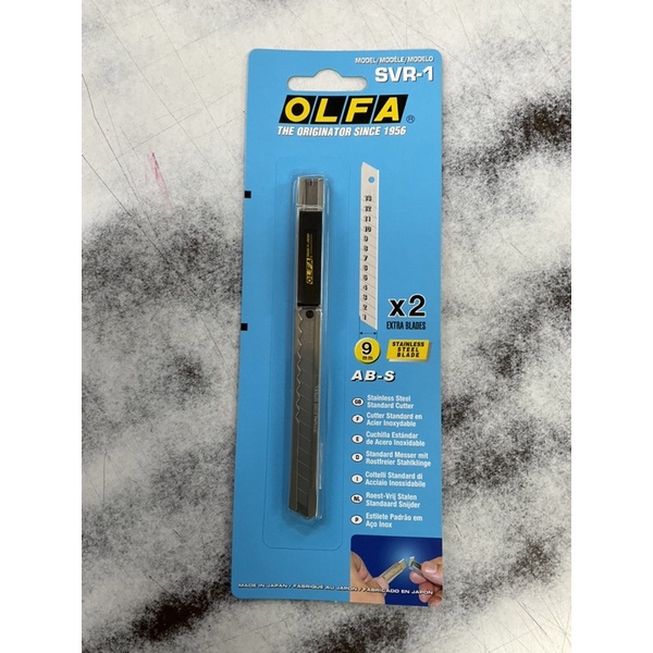 【橘子賺罐罐】OLFA 小型 不鏽鋼美工刀 SVR-1小型 I 小型美工刀片 AB-10S(10片) | 蝦皮購物