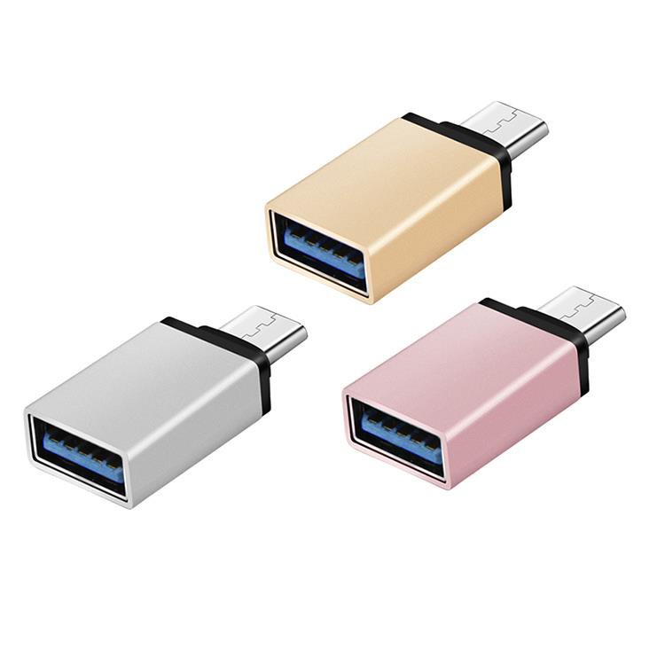Type-C(公) 轉USB(母) 鋁合金轉接頭 USB 3.0 2.0 OTG MAC OS 不挑色 | 蝦皮購物