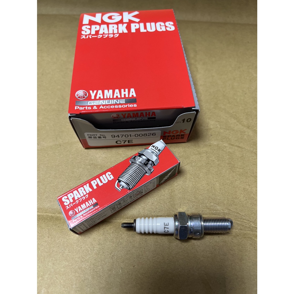 YAMAHA 山葉 原廠 NGK 火星塞 C7E 化油車 長牙 | 蝦皮購物