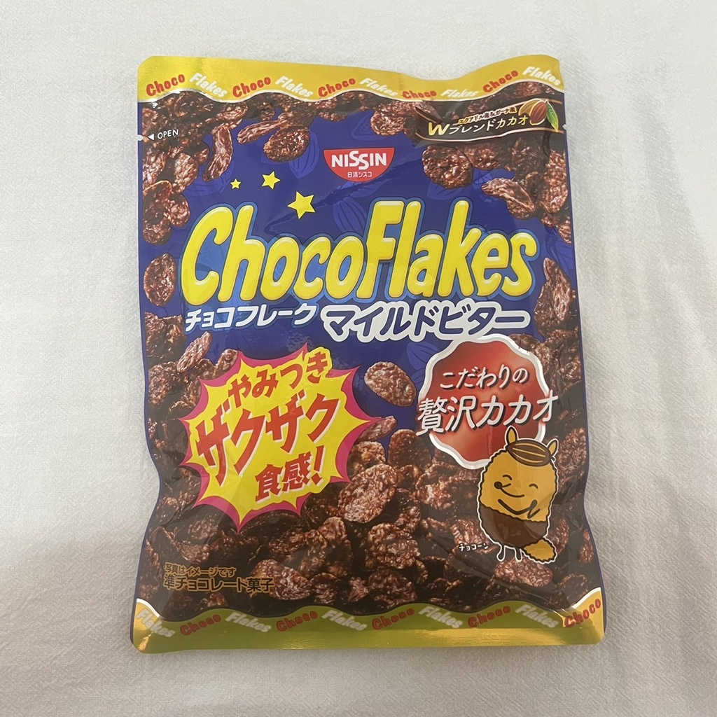 🔥現貨供應🔥日本 NISSIN 日清 choco flakes 早餐巧克力脆片 可可麥片 贅沢苦可可 草莓脆餅 白可可 | 蝦皮購物