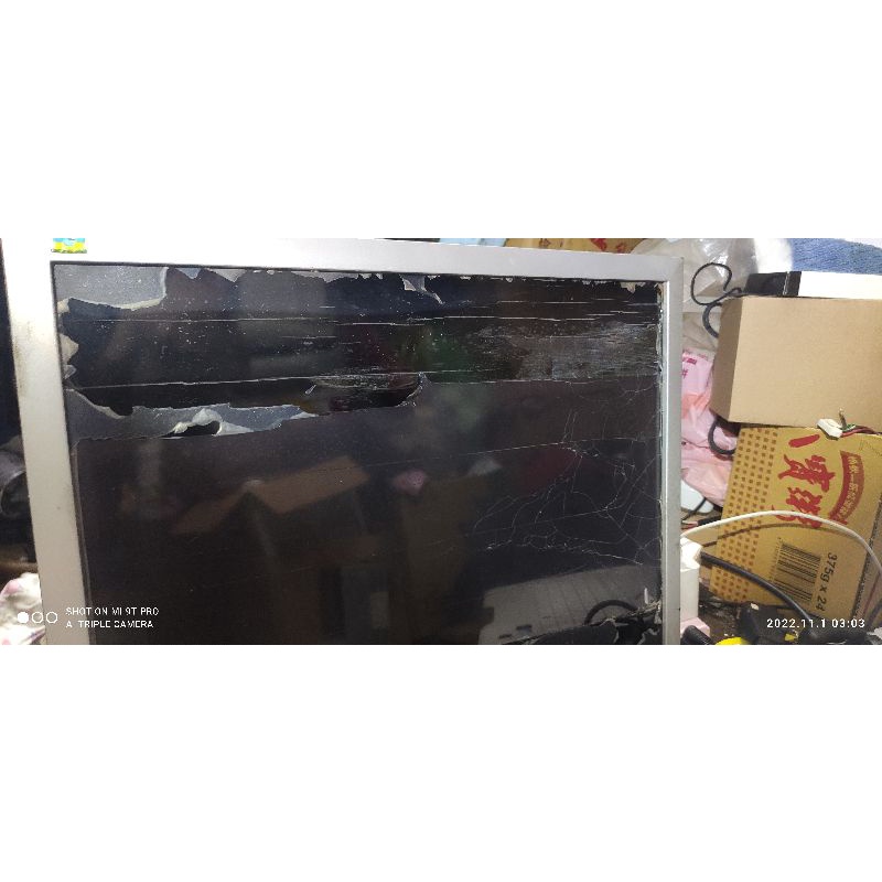 Viewsonic 19吋螢幕 液晶螢幕 VA902 破屏 零件機 報帳機 | 蝦皮購物