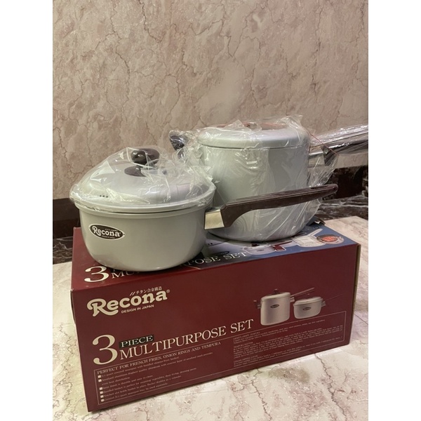 Recona 鈦合金鍋 18cm 炸鍋 燉鍋 湯鍋 露營專用 | 蝦皮購物