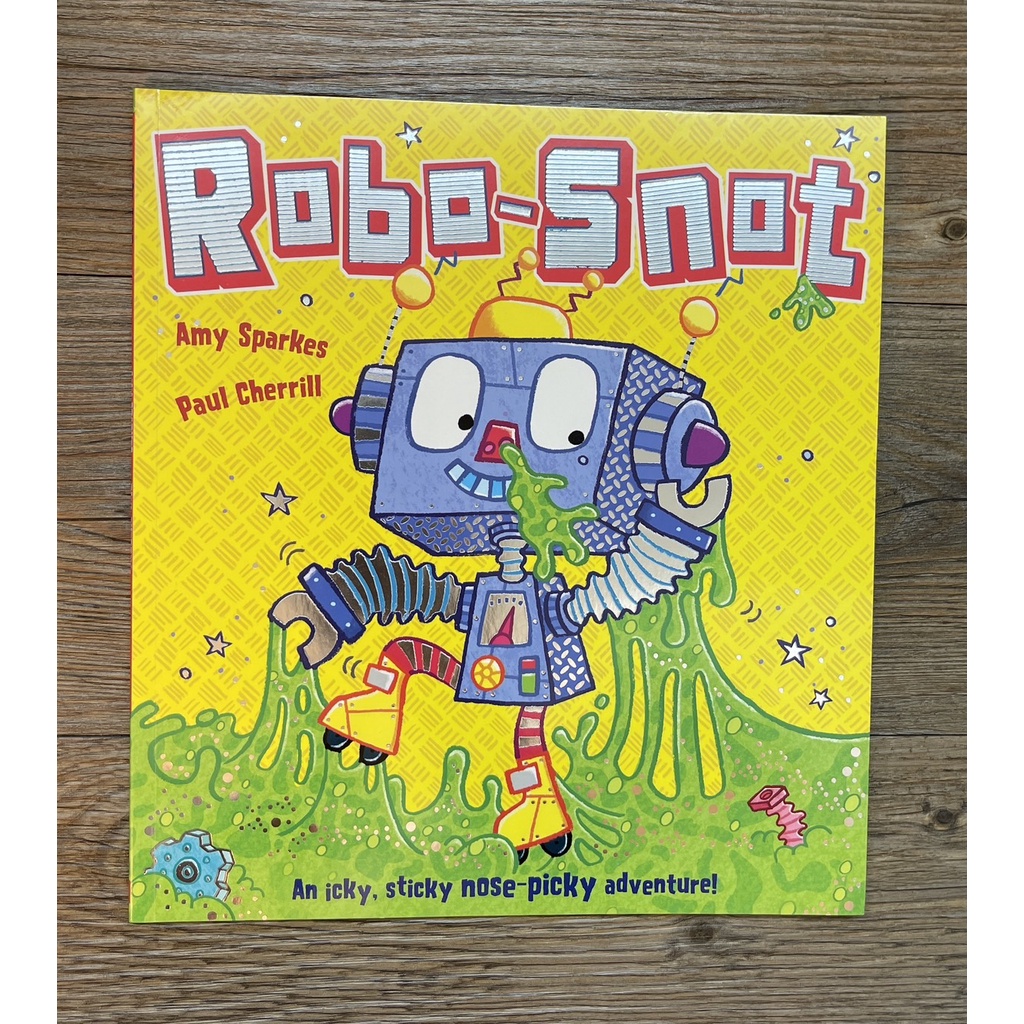 Robo Snot Scholastic 暢銷英文繪本 機器人流鼻水 Amy Sparkes 艾米 斯帕克斯 | 蝦皮購物