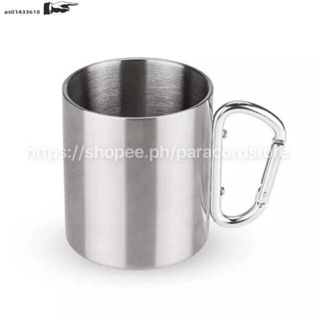 Stainless steel climbing buckle cup 300ML（Large） | 蝦皮購物