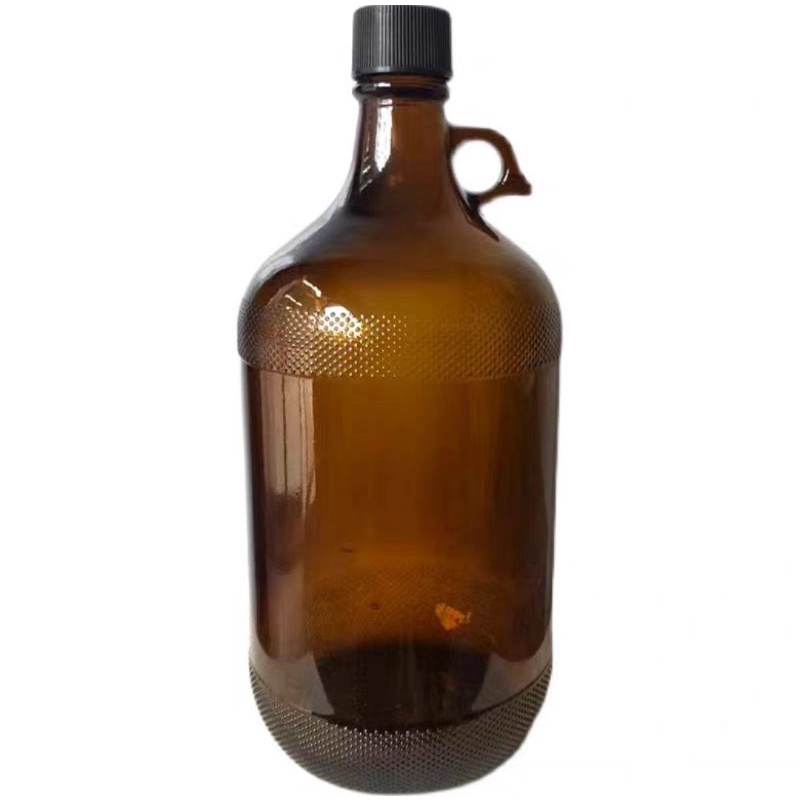提耳瓶 茶色試劑瓶 茶色玻璃瓶 試劑瓶 玻璃瓶 2.5L, 4L 化學試劑提耳瓶 | 蝦皮購物