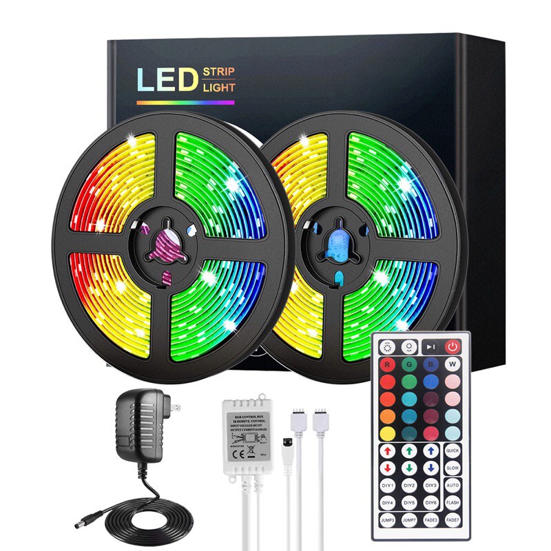10M 15M 20M 3528 Rgb Led Light Strip+ 44 Key Remote Controll | 蝦皮購物