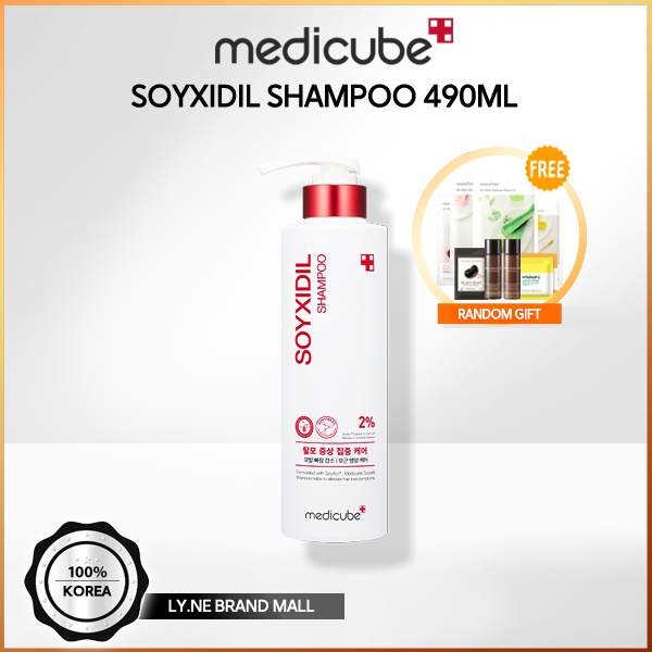 MEDICUBE Hair Soyxidil Shampoo 大豆胚芽養髮洗髮精 490ml | 蝦皮購物