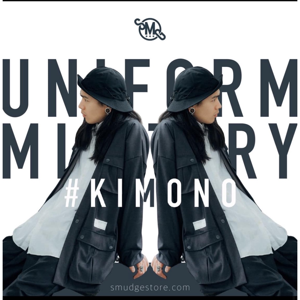 SMG Uniform Military Kimono Jacket | 蝦皮購物