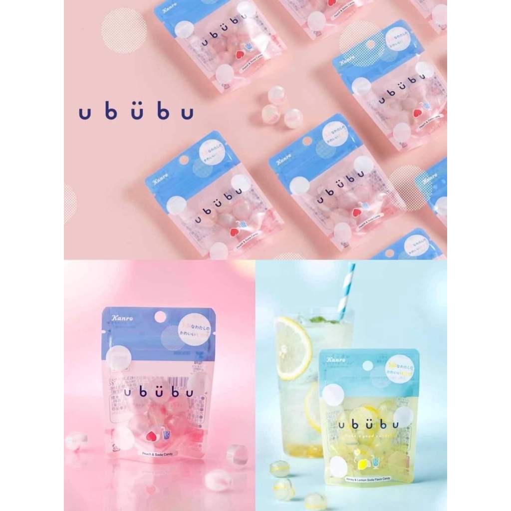 | 現貨+預購 | 日本Kanro ububu candy 透明寶石糖果 蜜桃蘇打 檸檬蘇打 うぶぶ | 蝦皮購物