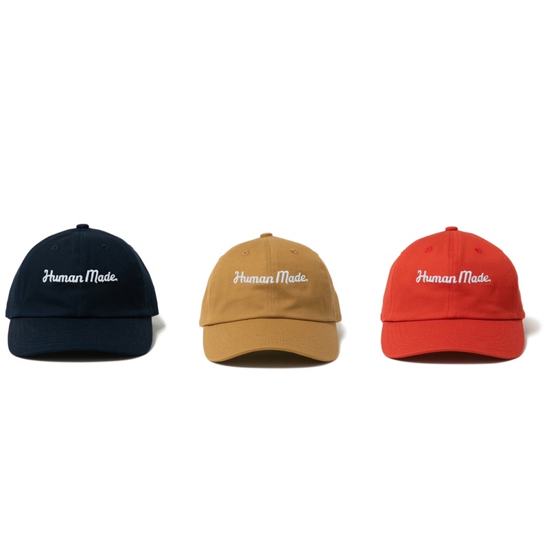 【Reallife】現貨 HUMAN MADE 6 PANEL TWILL CAP 草寫字體老帽 | 蝦皮購物