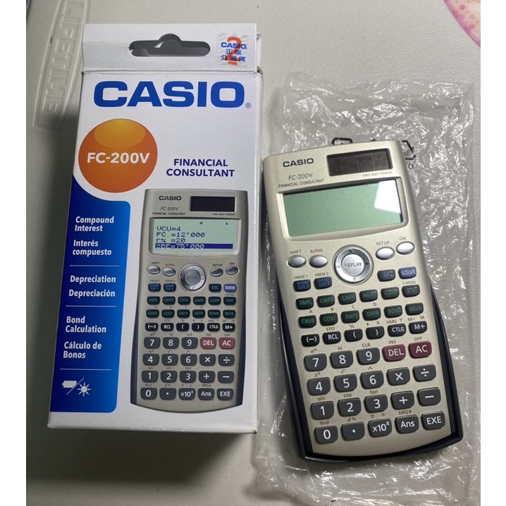 CASIO卡西歐FC-200V財務型計算機 | 蝦皮購物