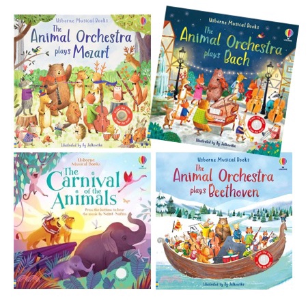 Usborne音效書古典篇(共4本)(Bach/Beethoven/Mozart/Carnival of the Animals)/Sam ...