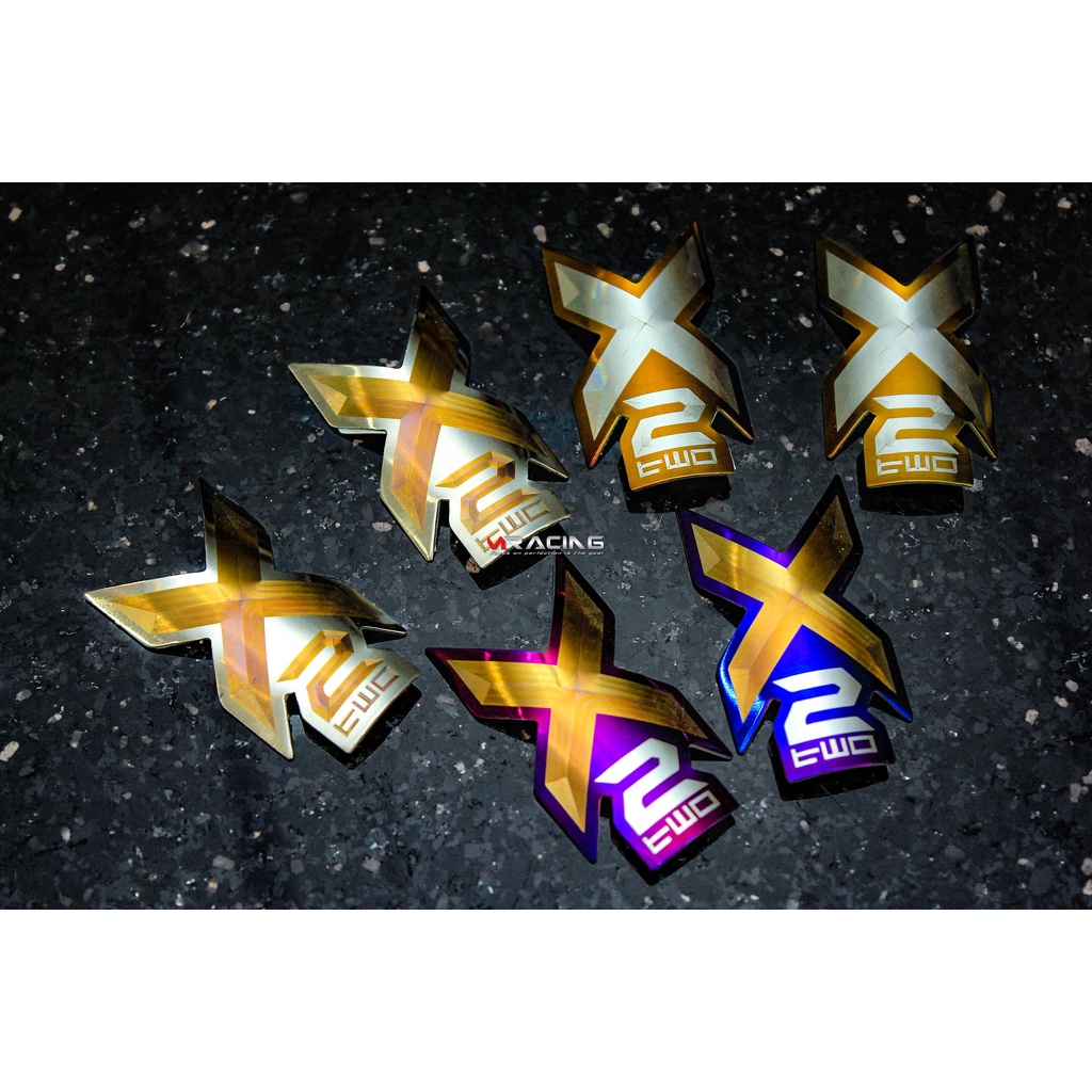 【炫富精品】"現貨" X2 / L35 鈦合金貼片 避震器 專用鈦貼片/RT直瓶/ST斜瓶 專用貼片/彩鈦燒色 | 蝦皮購物