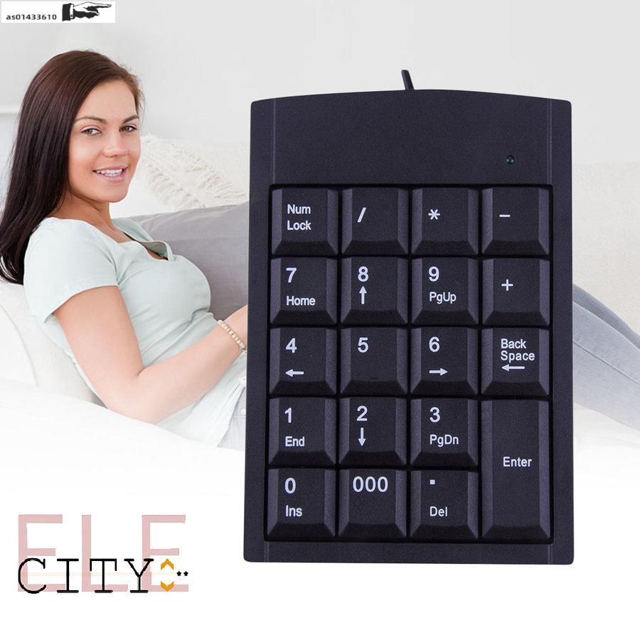 USB Wired Numeric Keyboard Keypad Adapter 19 Keys for Laptop | 蝦皮購物