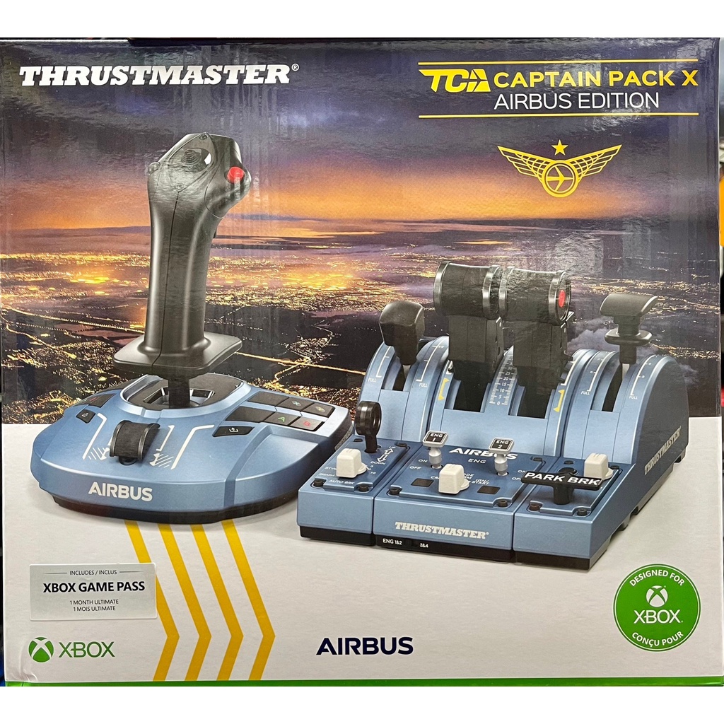 "全新" THRUSTMASTER TCA CAPTAIN PACK X AIRBUS EDITION 飛行搖桿套組 | 蝦皮購物