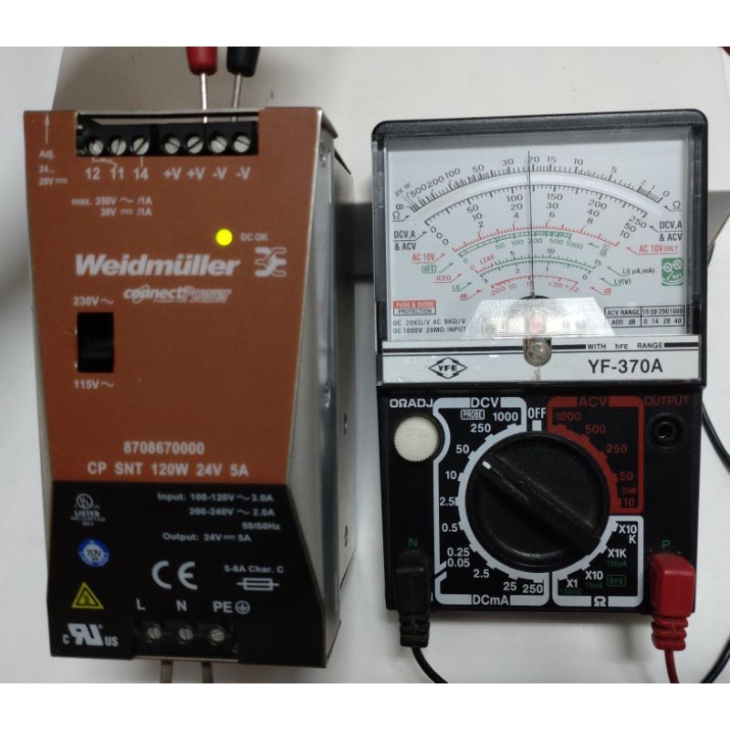 🌞二手現貨保固WEIDMULLER電源供應器8708670000 CP SNT 120W出24V 5A入110/220V | 蝦皮購物