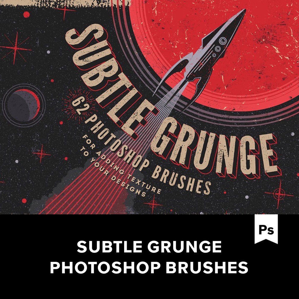 Photoshop筆刷 | Subtle Grunge Photoshop Brushes 汙跡效果PS筆刷包 | 蝦皮購物