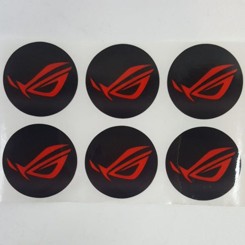 ASUS玩家國度 標籤 散熱FAN風扇 貼紙 裝飾 貼標 防塵 | 蝦皮購物