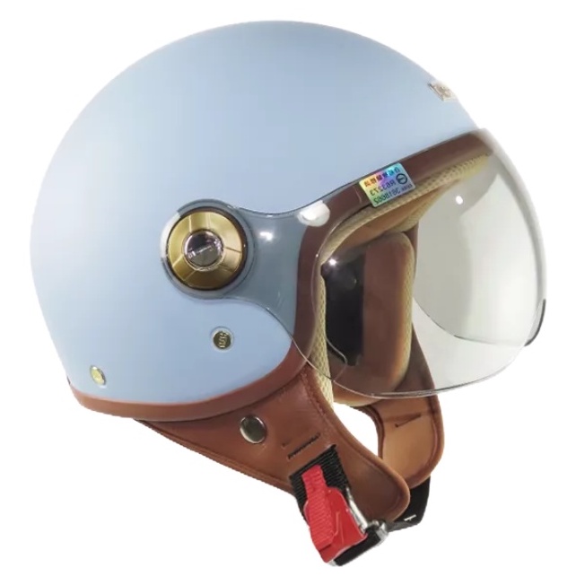 華泰 安全帽 K-808A+ 素色 消光 冰河藍 醺砂 飛行帽 K808A+ 半罩 全拆洗 透氣 輕量 涼感《淘帽屋》 | 蝦皮購物