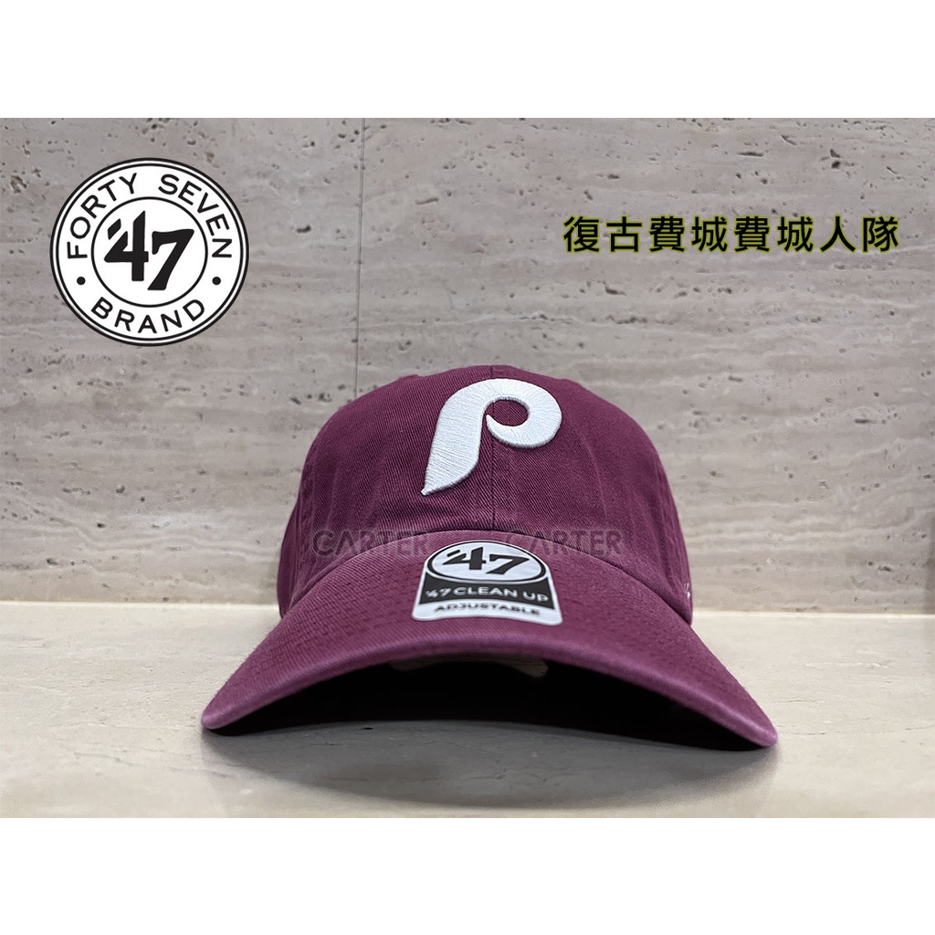 47 Brand x MLB Cooperstown 費城費城人 Philadelphia Phillies 軟式老帽 | 蝦皮購物