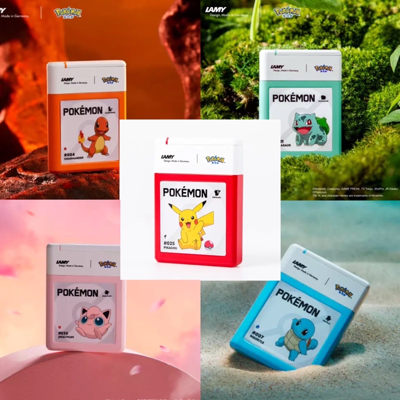 🔥嚐鮮價🔥【古今鋼筆】LAMY X Pokemon 2022 寶可夢聯名款凌美 T10 黑色卡式墨水管 5入限定收藏盒 | 蝦皮購物