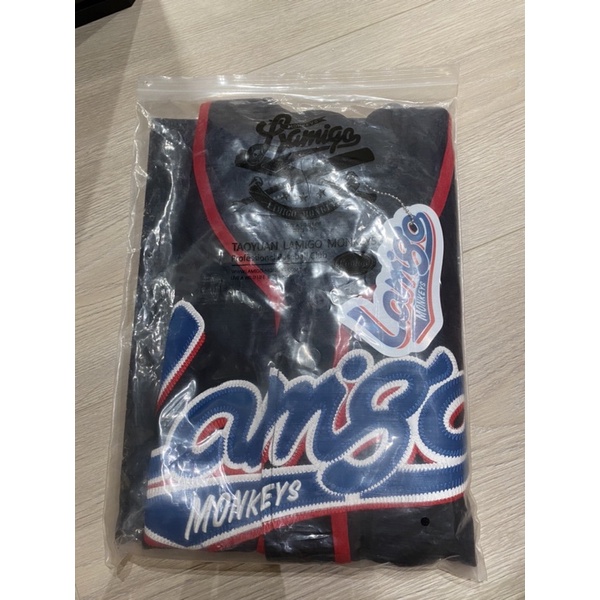 Lamigo Monkeys客場黑球衣 | 蝦皮購物