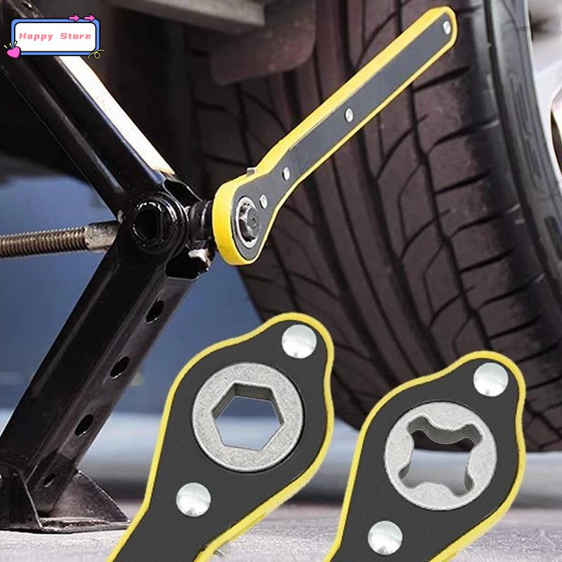 Car Labor Saving Ratchet Wrench Scissor Jack / Garage Wheel | 蝦皮購物
