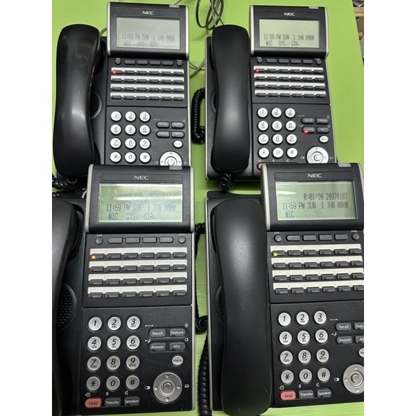 NEC電話機DT-300 SV8100 SV8300 NEC DT300 DT400全部共用DTL-24D-螢幕正常 | 蝦皮購物