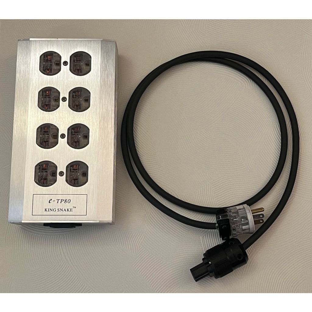 KING SNAKE e-TP80 8孔鋁製電源配置Audioquest FLX/X-14/4 線材(二手品） | 蝦皮購物