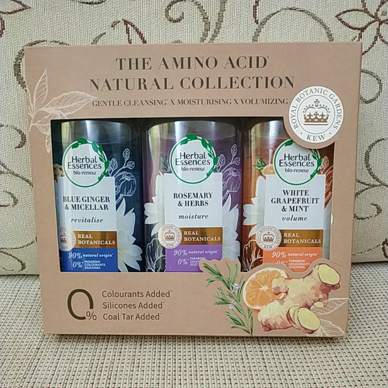 HERBAL ESSENCES 藍薑清香豐盈+迷迭香保濕+葡萄柚豐盈+綠茶亮澤洗髮露 拆賣 400毫升/瓶 好市多代購 | 蝦皮購物