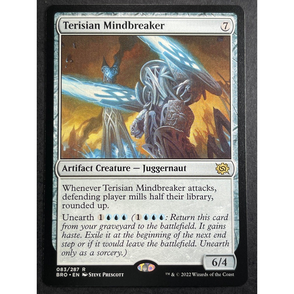 [Lucky] 🌸魔法風雲會 MTG🌸 兄弟之戰 (BRO) 泰瑞西亞攻心械 Terisian Mindbreaker | 蝦皮購物