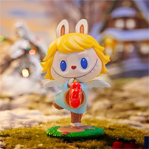 【Labubu】一起聖誕 系列：天使 睡衣 聖誕老人 雪橇 壁爐 女孩 POPMART《現貨》 | 蝦皮購物