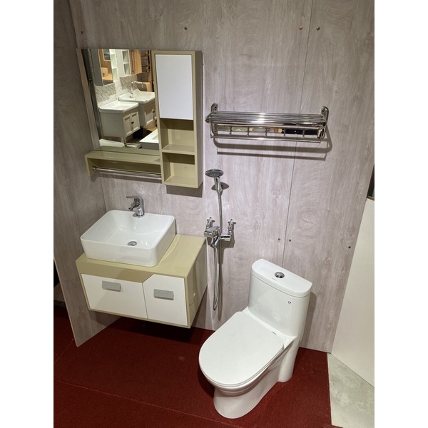 輕鬆打造簡約繽紛衛浴 /P70517-鏡櫃衛浴設備組合 六件式$21800 元 | 蝦皮購物