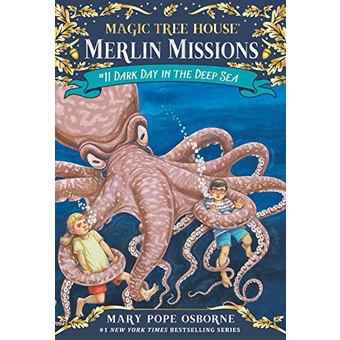 Merlin Missions #11: Dark Day in the Deep Sea (平裝本)/Mary Pope Osborne ...