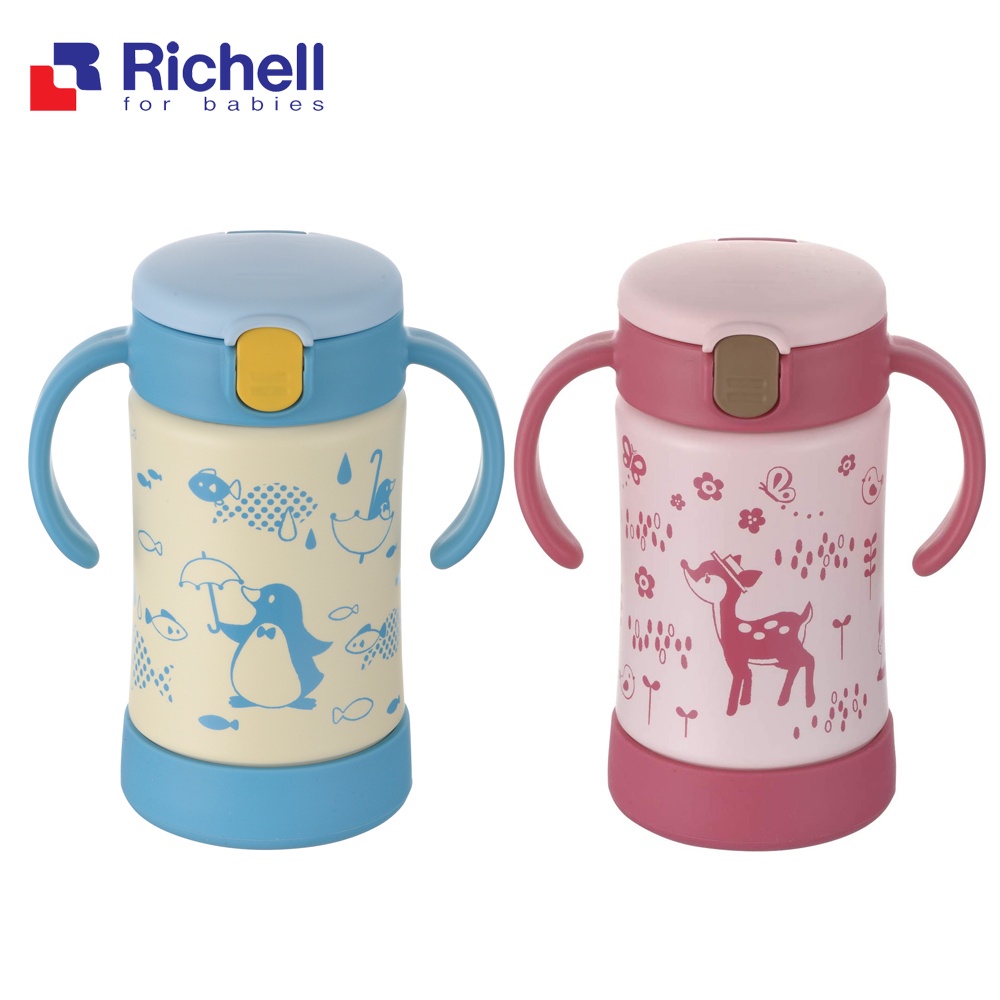 【Richell 利其爾】TLI 二代不鏽鋼吸管保溫杯 300ML-兩款任選 | 蝦皮購物