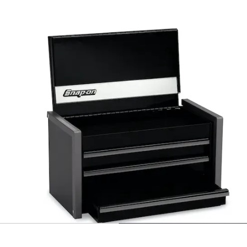 開發票 Snap on 迷你 桌上型 工具箱 KMC923APB 黑色三抽 工具箱 (上抽) | 蝦皮購物