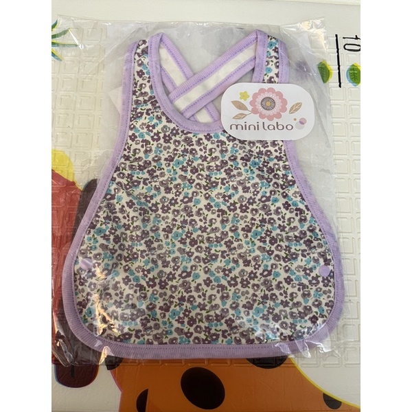 千趣會 minilabo 四層防水交叉背帶圍兜 口水巾 純棉 | 蝦皮購物