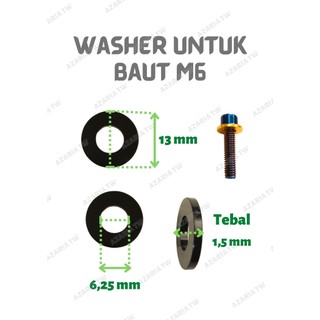 AZARIA Washer baut bolt M6 M8 | 蝦皮購物