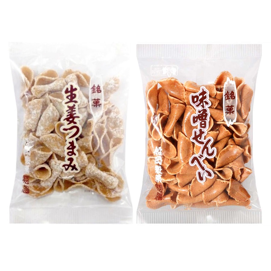 🇯🇵《日本零食》船岡製菓生薑風味煎餅/味噌煎餅/生姜煎餅/生姜仙貝/味噌仙貝/薑餅/薑味煎餅/生薑餅乾/味噌餅乾/燒果子 | 蝦皮購物