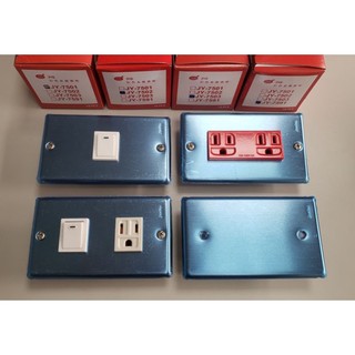 中一電工 不鏽鋼蓋板 單孔雙孔三孔無孔 白鐵蓋板 需搭配JY3710ST安裝框架使用 | 蝦皮購物