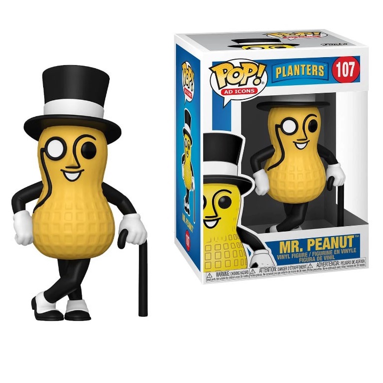 BEETLE FUNKO POP 美國 紳士牌 花生先生 PLANTERS MR. PEANUT AD ICONS | 蝦皮購物