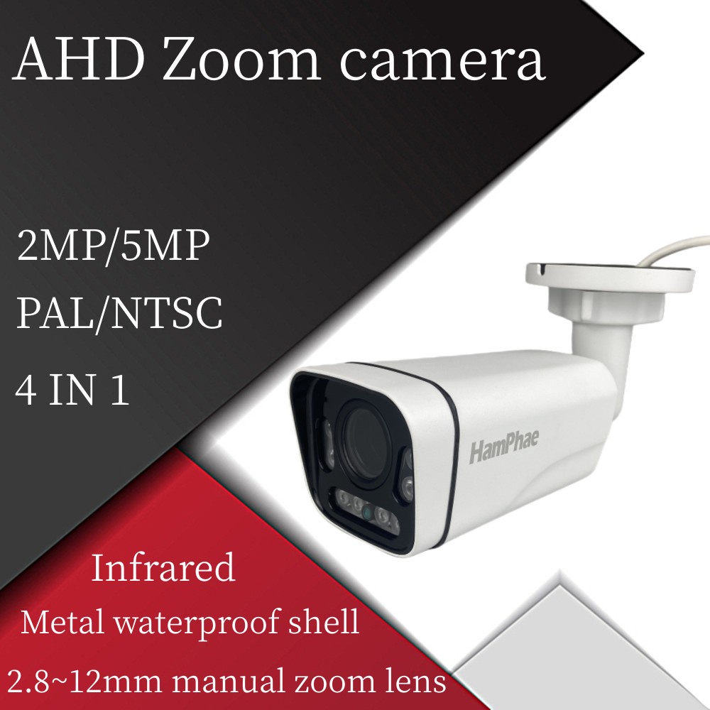 AHD 2MP 5MP 手動變焦 2.8-12mm 6-22mm 紅外夜視防水攝像機室內外同軸攝像機 | 蝦皮購物