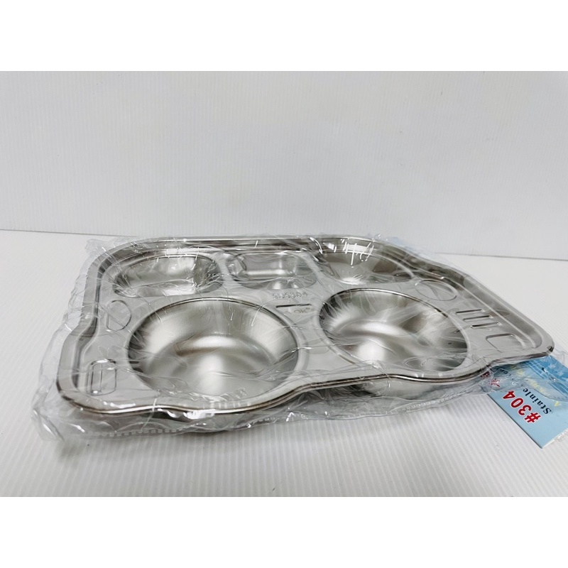 AOK304卡通餐盤 304不銹鋼餐盤 兒童餐盤 不銹鋼分隔餐盤 不銹鋼兒童餐盤 | 蝦皮購物