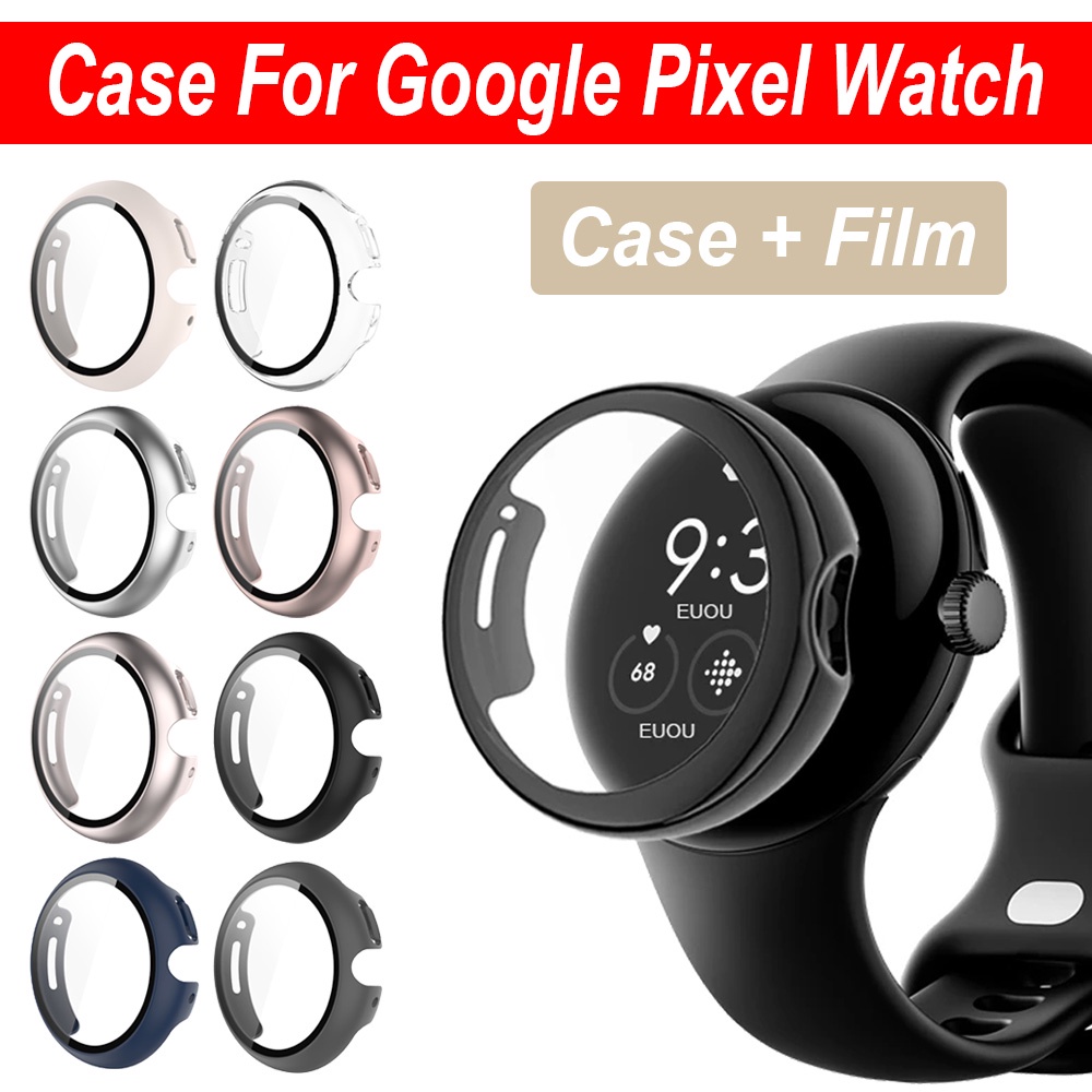 Google Pixel Watch 殼 保護殼 Pixel Watch 2 殼+鋼化膜一體 全包殼 防摔殼 | 蝦皮購物