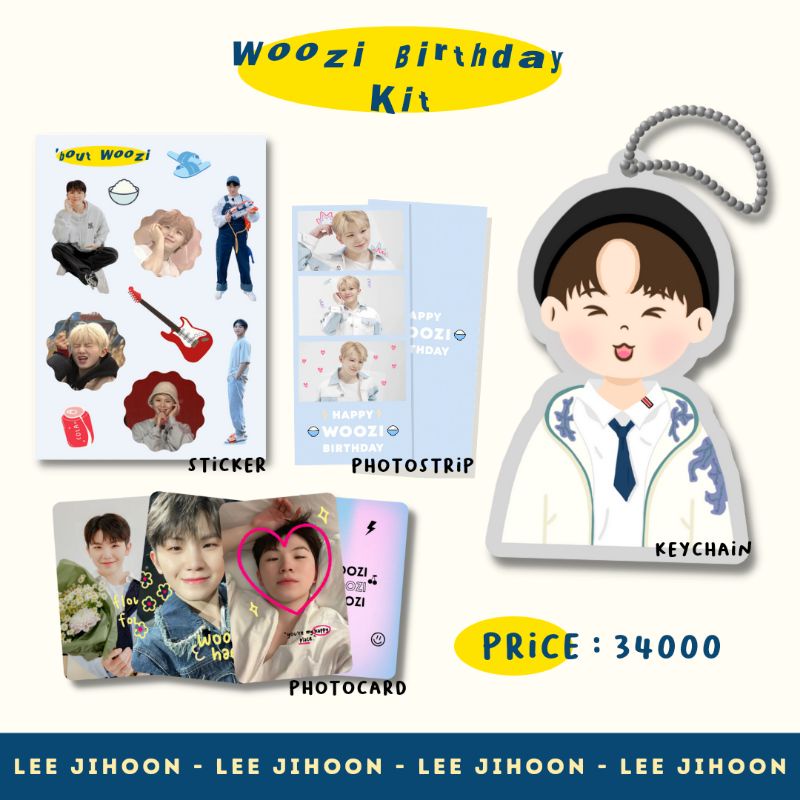 Pijjaku 的 Woozi 生日套件 | 蝦皮購物