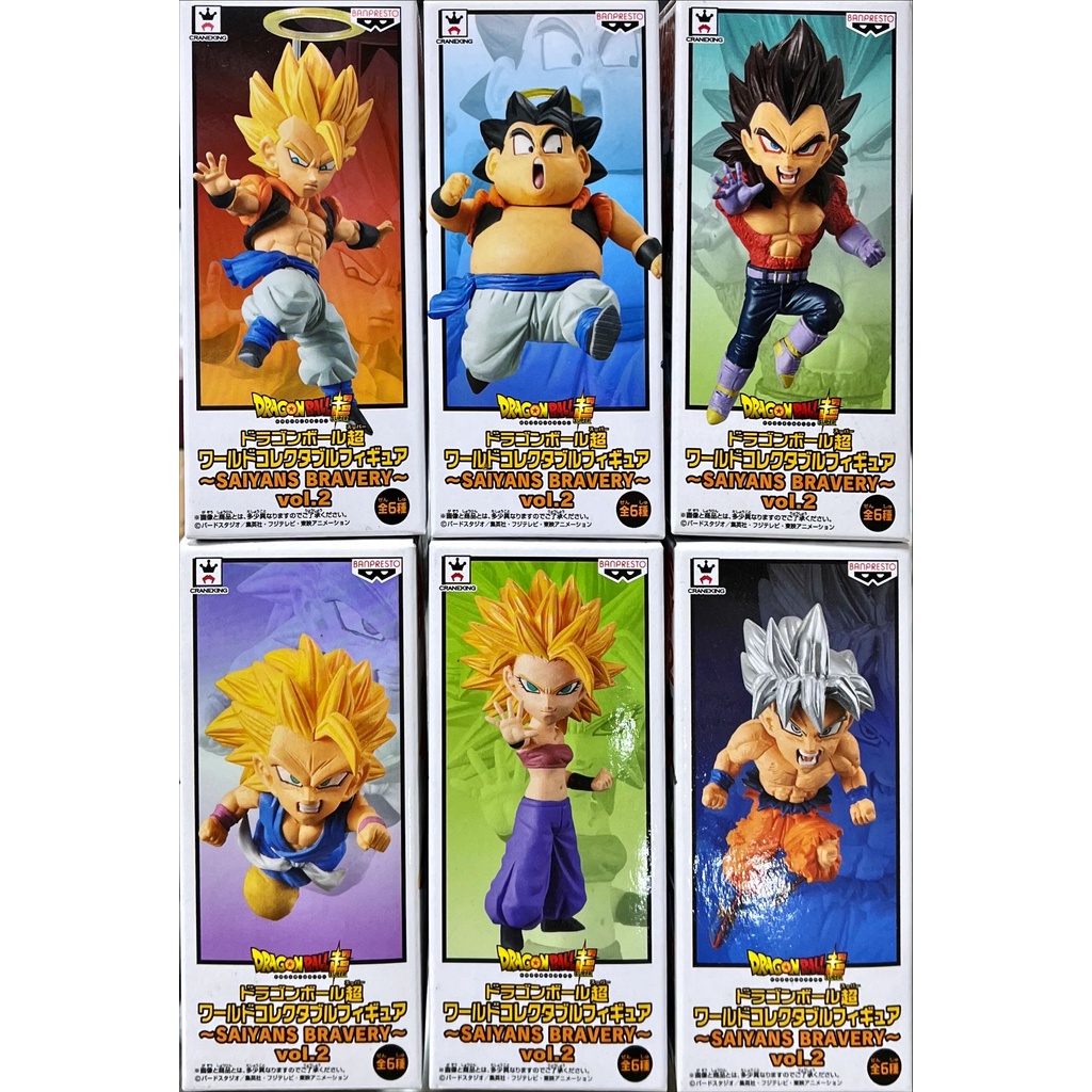 【阿美百寶屋】現貨 日版 金證 WCF 七龍珠 SAIYANS BRAVERY Vol.2 一套6款 | 蝦皮購物