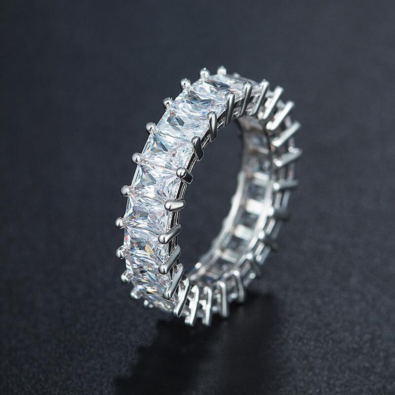 隔日到貨 GJ D 3EX VVS1 1克拉 莫桑鑽 奧地利水晶 戒指 固定戒圍 美國戒圍 不退色1059 | 蝦皮購物