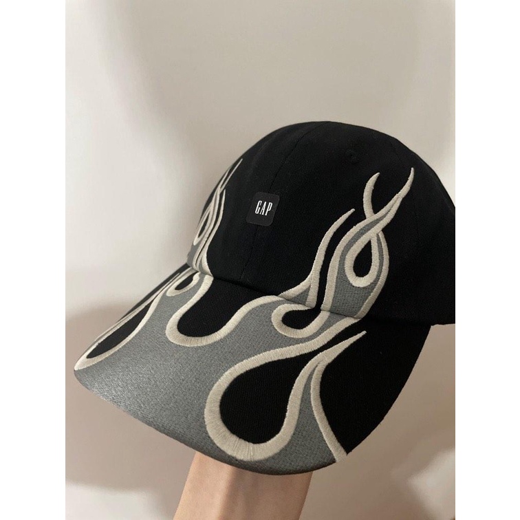 Yeezy Flame Cap Kanye West's Yeezys 刺繡 火焰帽 棒球帽 情侶 男女帽 老帽 BTS | 蝦皮購物